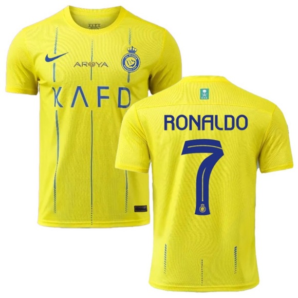 Nike | Shirts | Ronaldo Al Nassr Soccer Jersey | Poshmark
